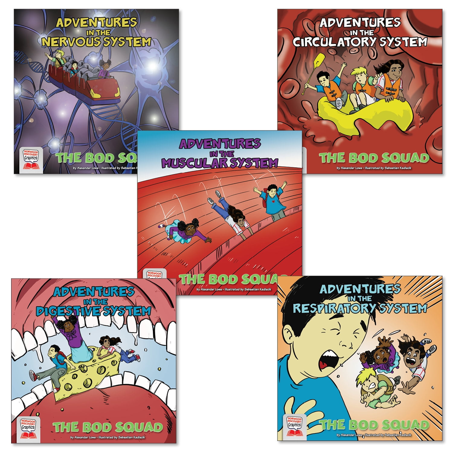 Norwood House Press The Bod Squad, Set of 5 Books - Walmart.com