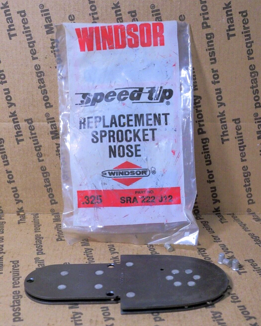 Nos Windsor Guide Bar Replacement Sprocket Nose Sra-222-J12 (.325 Chain ...
