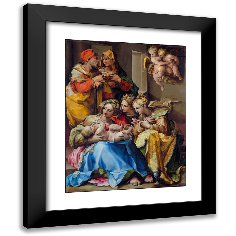 Nosadella (Giovanni Francesco Bezzi) 15x18 Black Modern Framed Museum ...