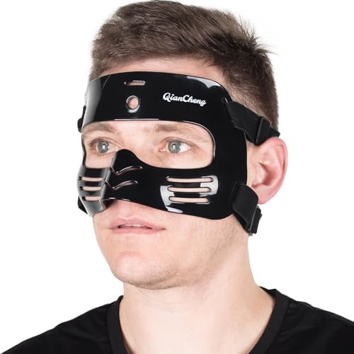 Nose Guard Face Shield for Broken Nose, Adjustable Face Guard with ...