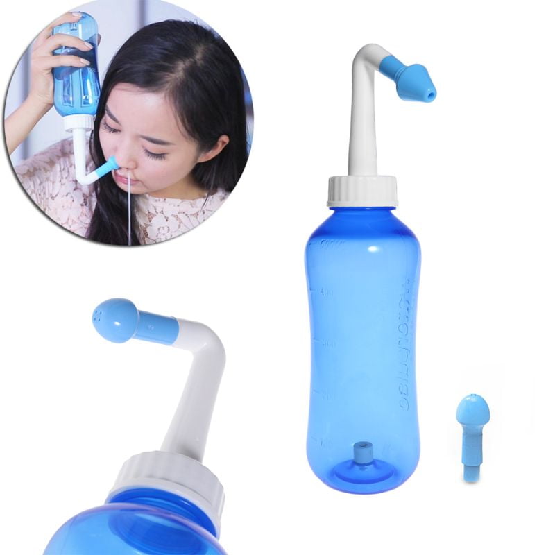 Nose Nasal Wash System Pot Sinus Allergies Relief Rinse Neti Children ...