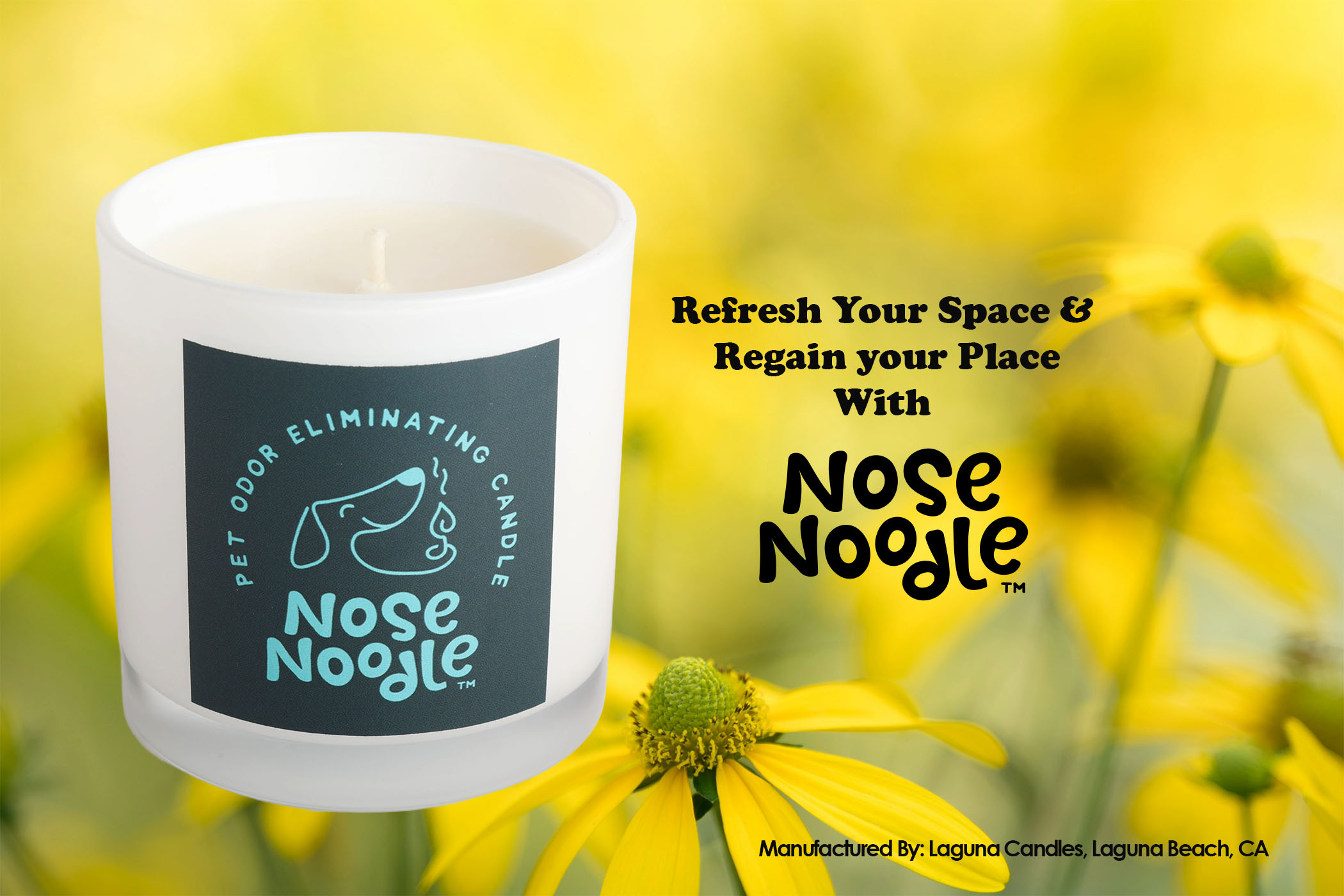 Nose Noodle Barking Birch Odor Neutralizing Candle - Barking Birch ...