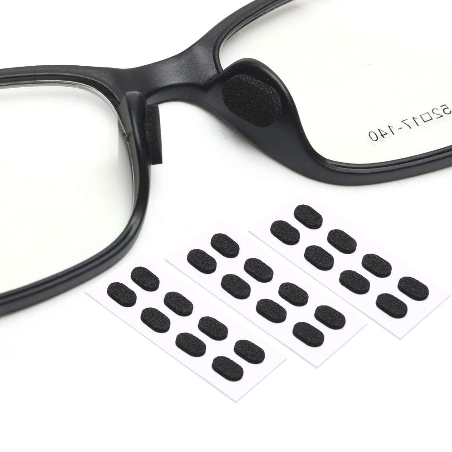 Nose Pads Soft Foam Adhesive Anti-Slip Silicone Eyeglass Nose Pads ...