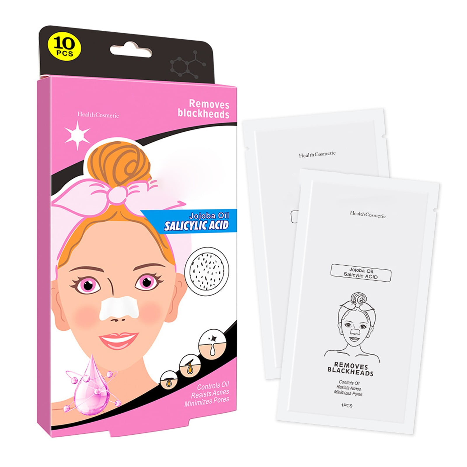 Nose Pore Patches Hydrocolloid 2024 Noise&pimples Patches Salicylicacid