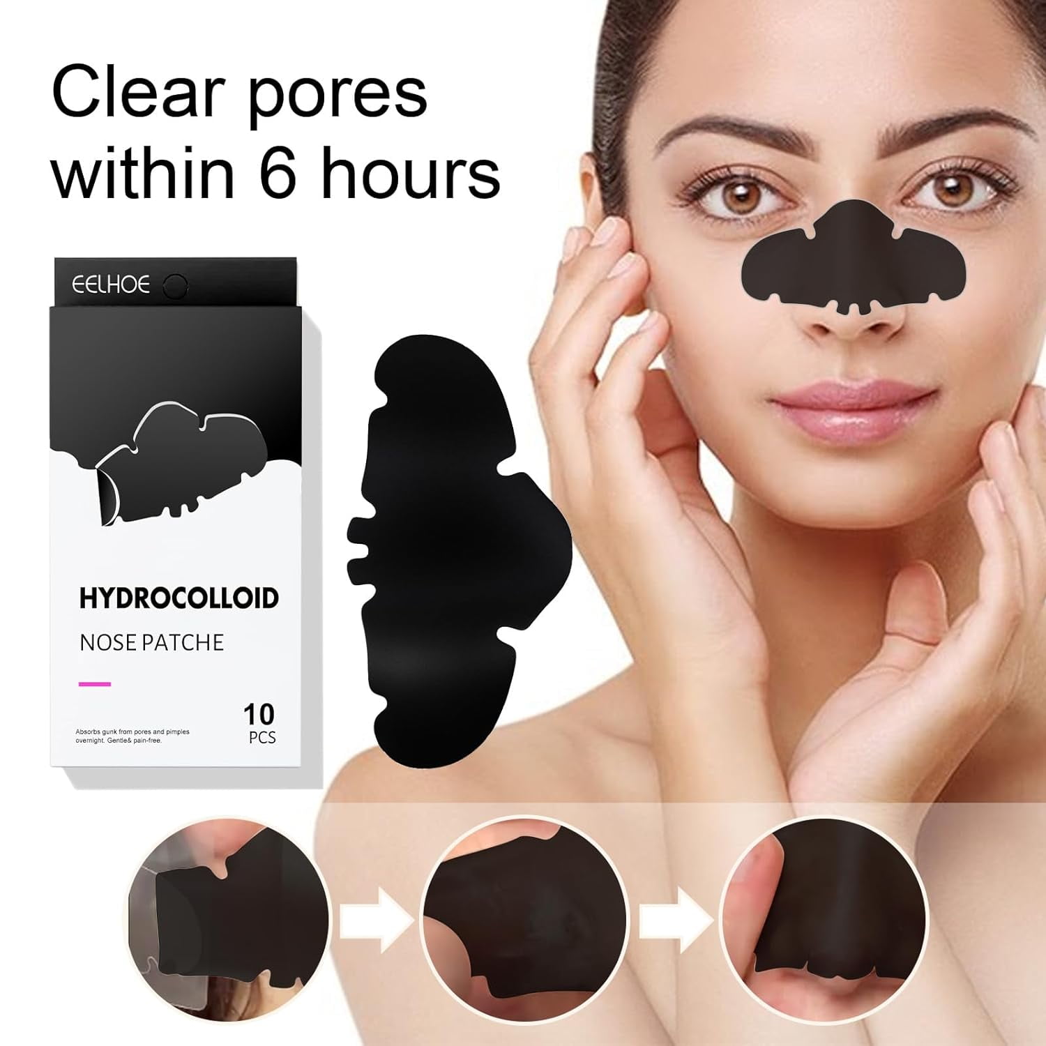 Nose Pores From Xl Hydrocolloid Pimples Zits And Oil Overnight Pore