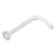 Body Jewelry 16G Clear Bioflex Body Piercing Retainers, 3 pcs, Hypo ...