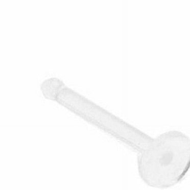 Body Jewelry 16G Clear Bioflex Body Piercing Retainers, 3 pcs, Hypo ...