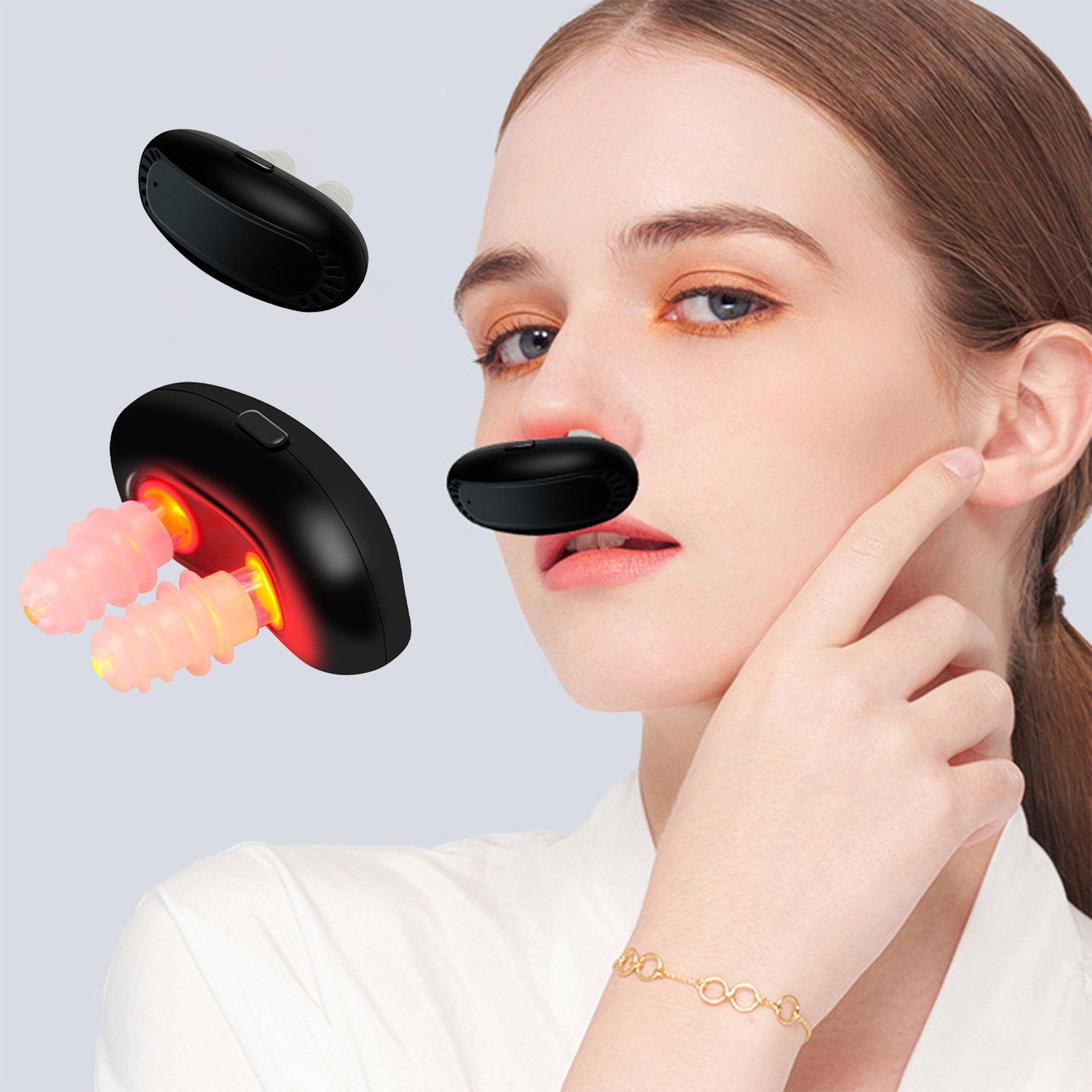 Nose Rhinitis Machine USB Rhinitis Instrument Colds Nose Red Light ...