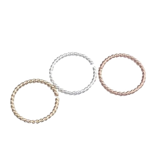 Nose Ring Hoop, Briad Twist Design Wire 18g Cartilage Earring or Nose ...