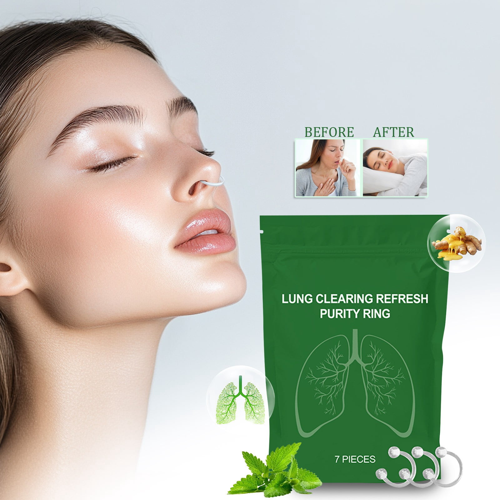 Nose Rings, Lymphatic Drainage Nose Rings, Healthy Lymphatic Drainage ...