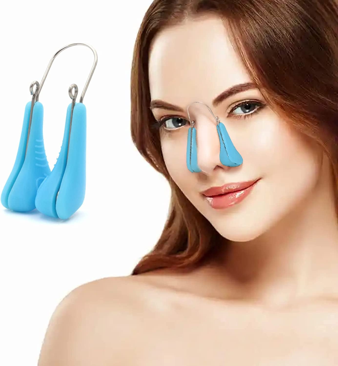 Nose Shaper Lifter Clip, Silicone Beauty Up Lifting Soft Safety Pain ...
