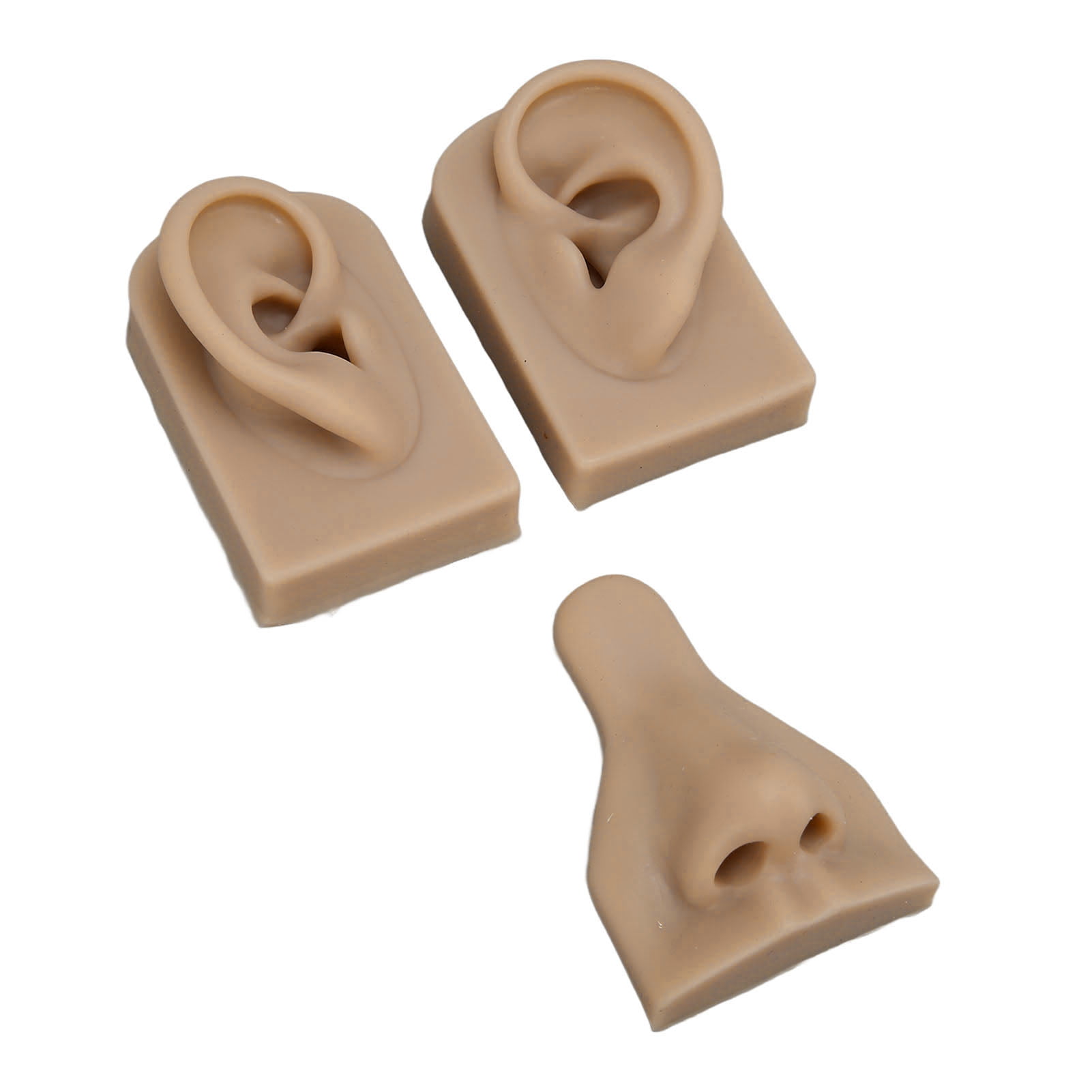 Nose Stud Ear Practice Model, Silicone Practice Model Simulation Soft ...