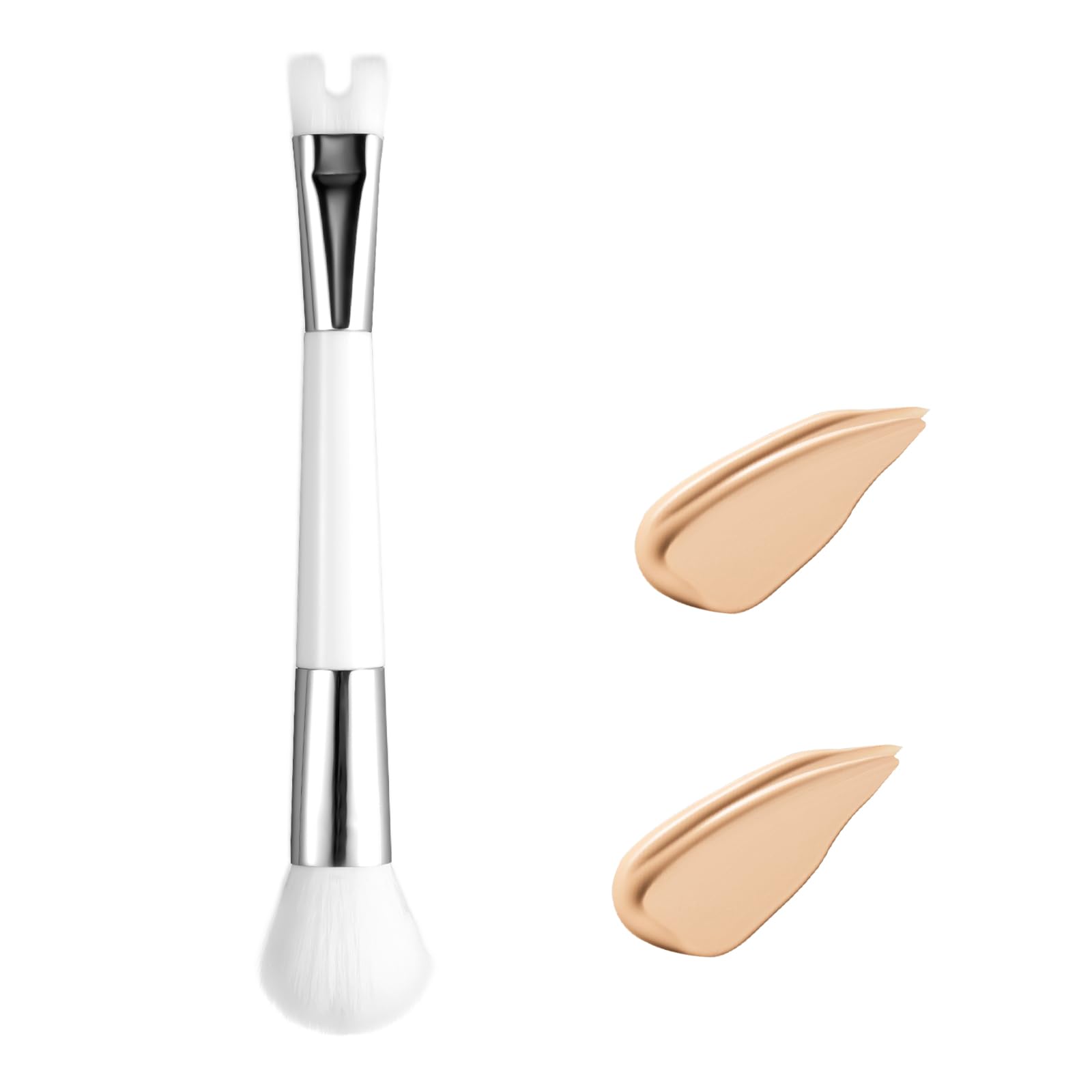Nose U Shape Brush, DC20 Soft 2 in 1 Precision Contour Brush for ...