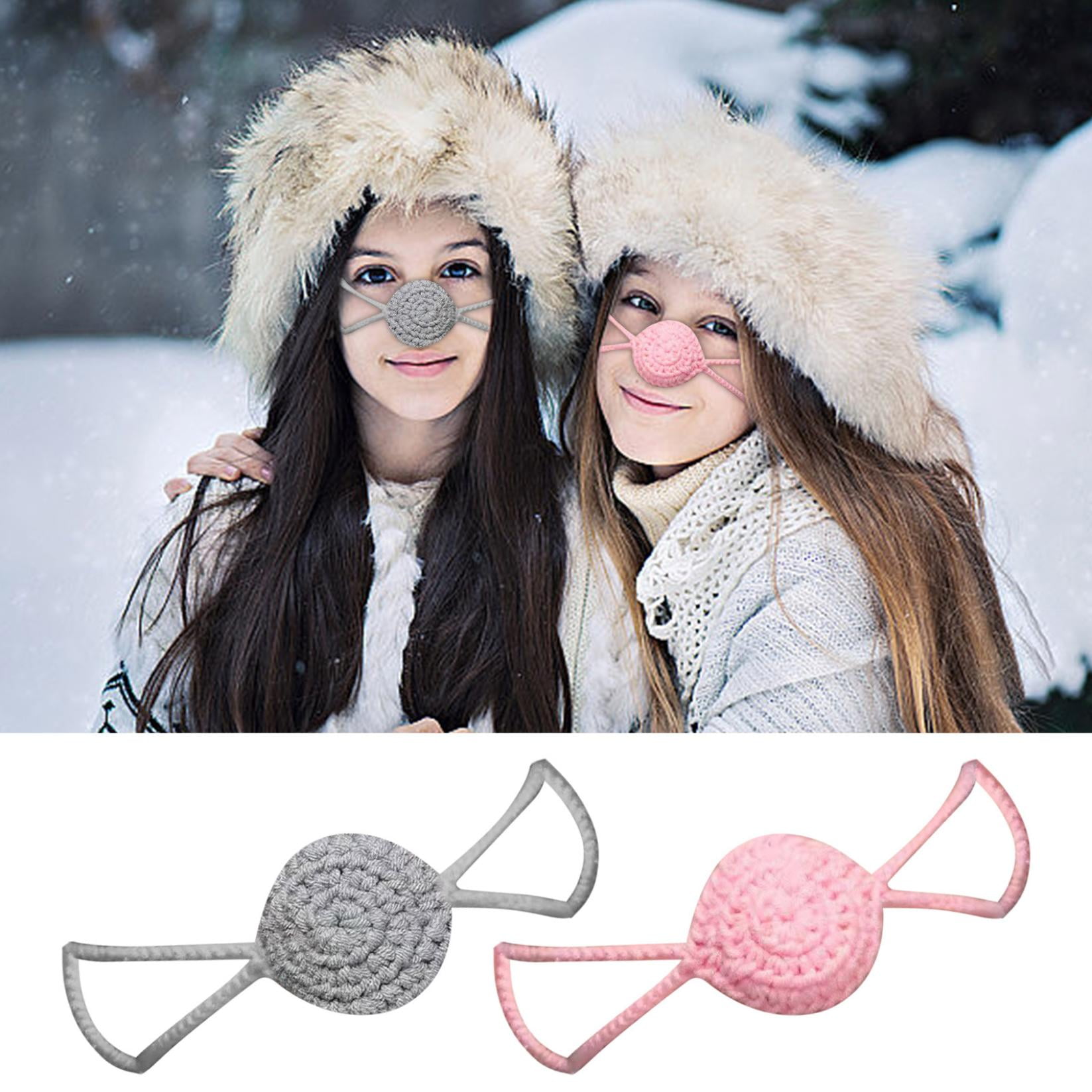 Nose Warmer Women Crochet Wool Nose Cover for Cold Weather Women Winter ...