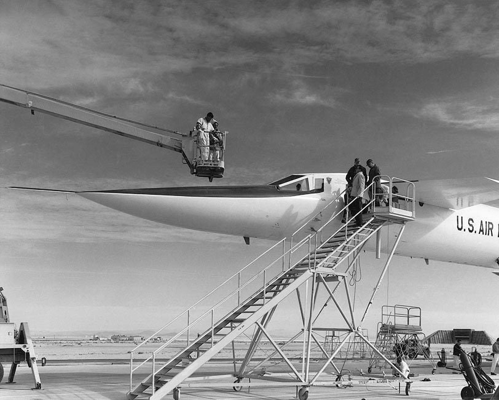 Nose of XB-70 / XB-70A Valkyrie Bomber Style -1 - 24x36 Inch Laminated ...