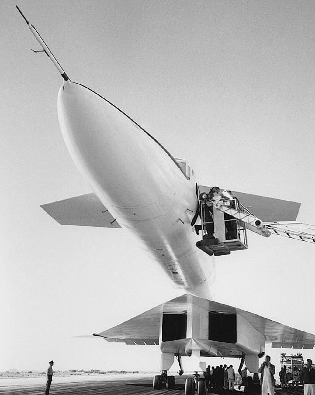 Nose of the XB-70 Valkyrie Bomber Plane - 12x18 Inch Laminated Aviation ...