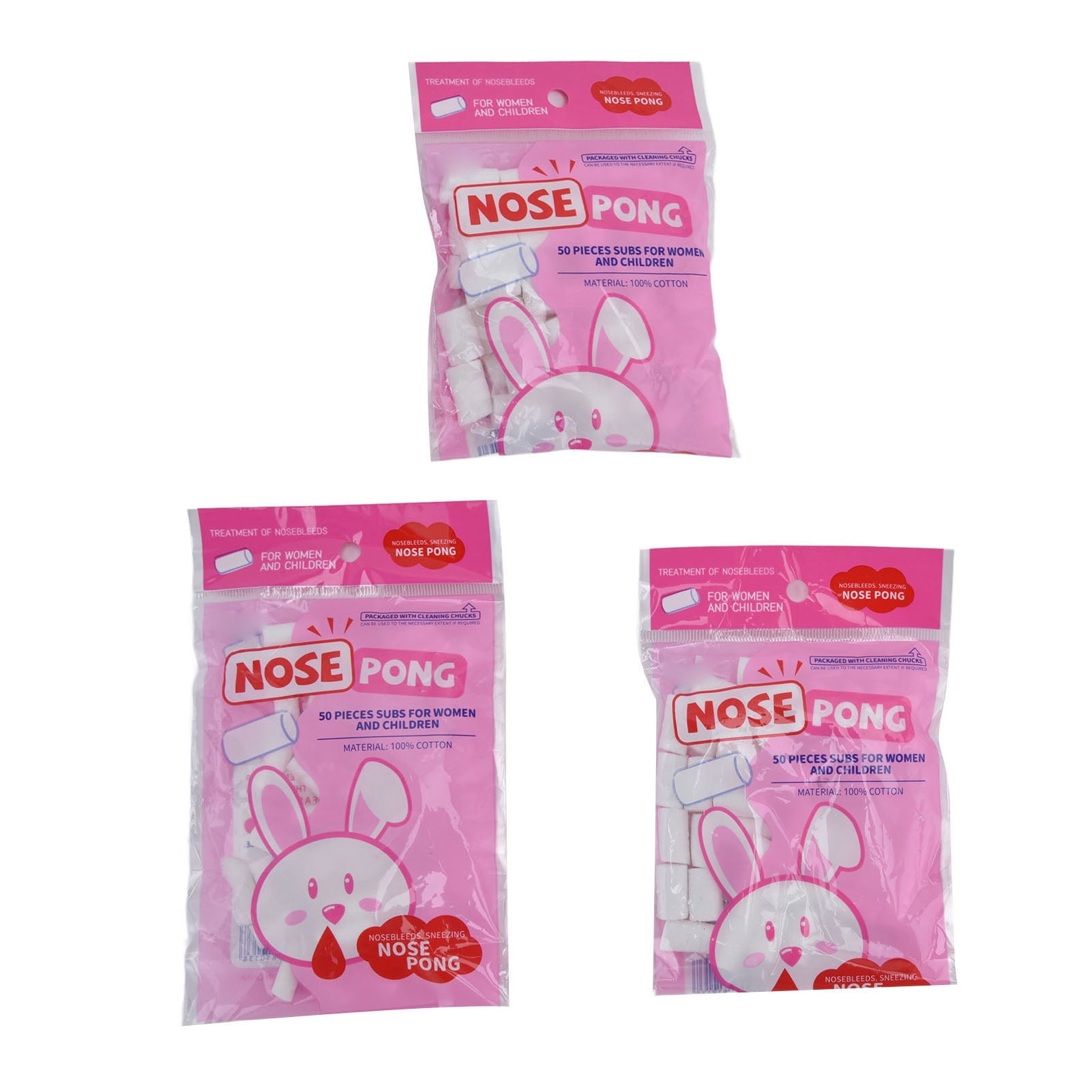 Nosebleed Plugs, Easy Use Quickly Stop Bleeding Nose Cotton Rolls For ...