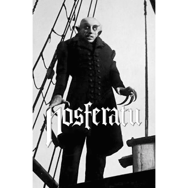 Nosferatu 1922 Movie Poster 24x36 - Silent Horror Classic, Vampire ...