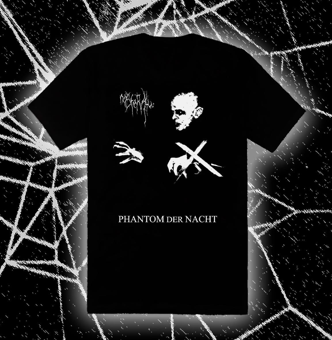 Nosferatu - 1922 T-Shirt Horror Expressionism Vampire Darkthrone Black Metal Diy - Walmart.com