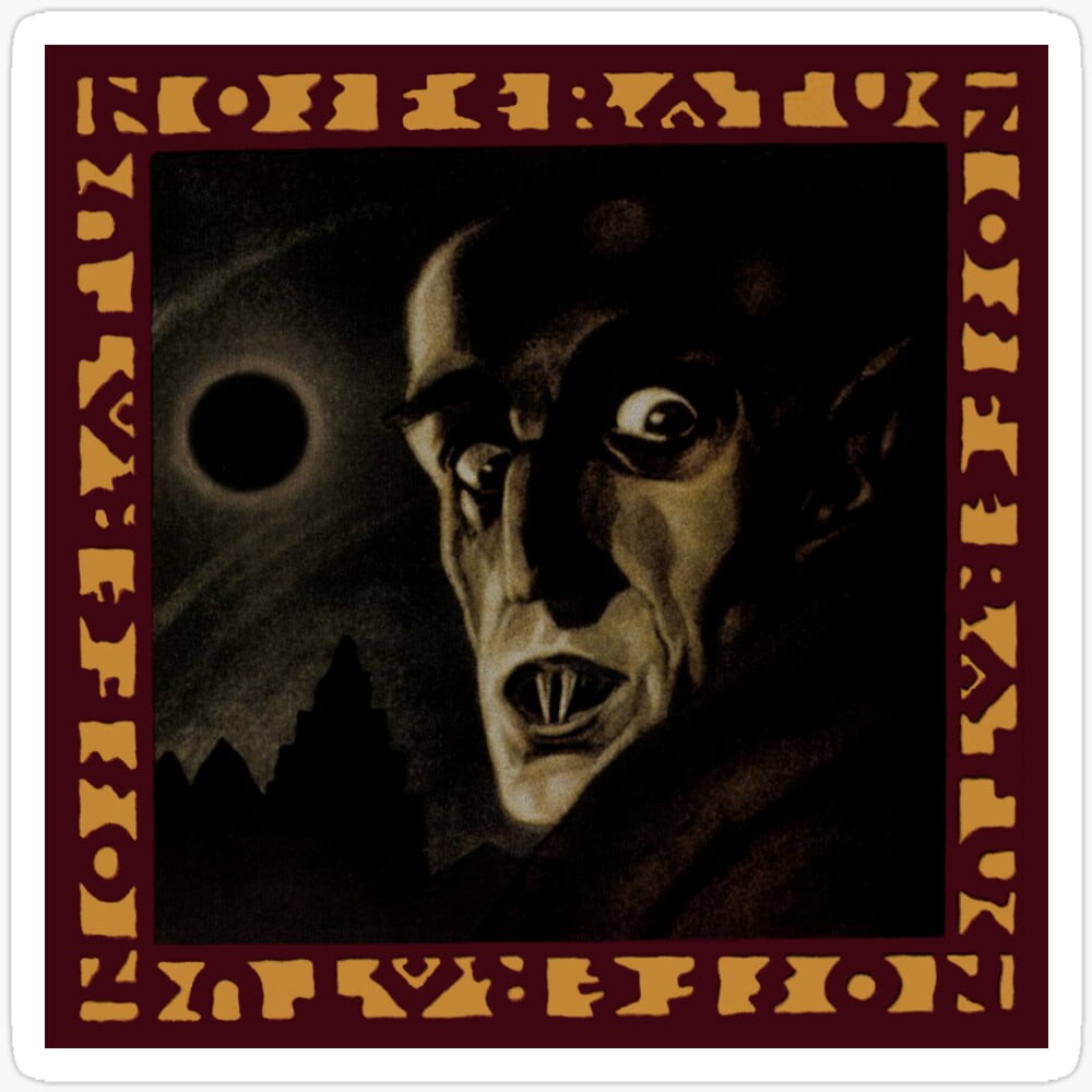 Nosferatu Sticker Phone Decal Water Bottle Stickers Car Decals, Laptop ...