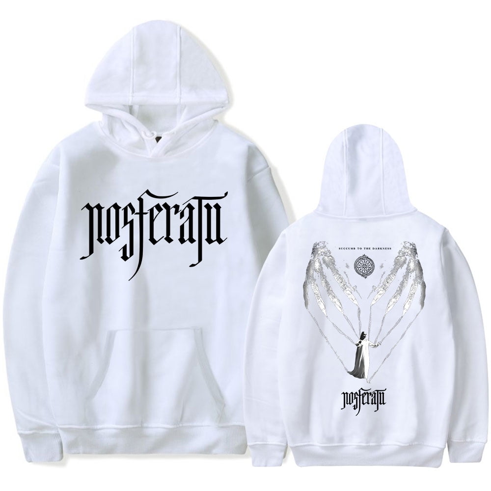 Nosferatu merch horror movie series Hooded Drawstring Pocket Sweatshirt ...