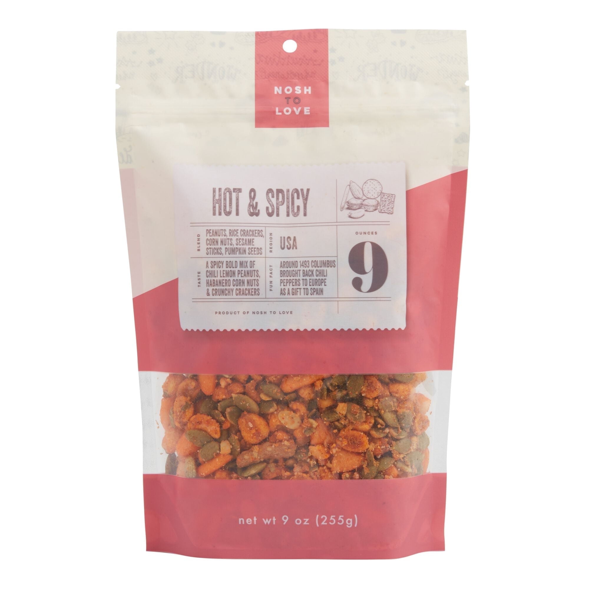 Nosh to Love Hot & Spicy Snack Mix 9 oz. 2 ea - Walmart.com