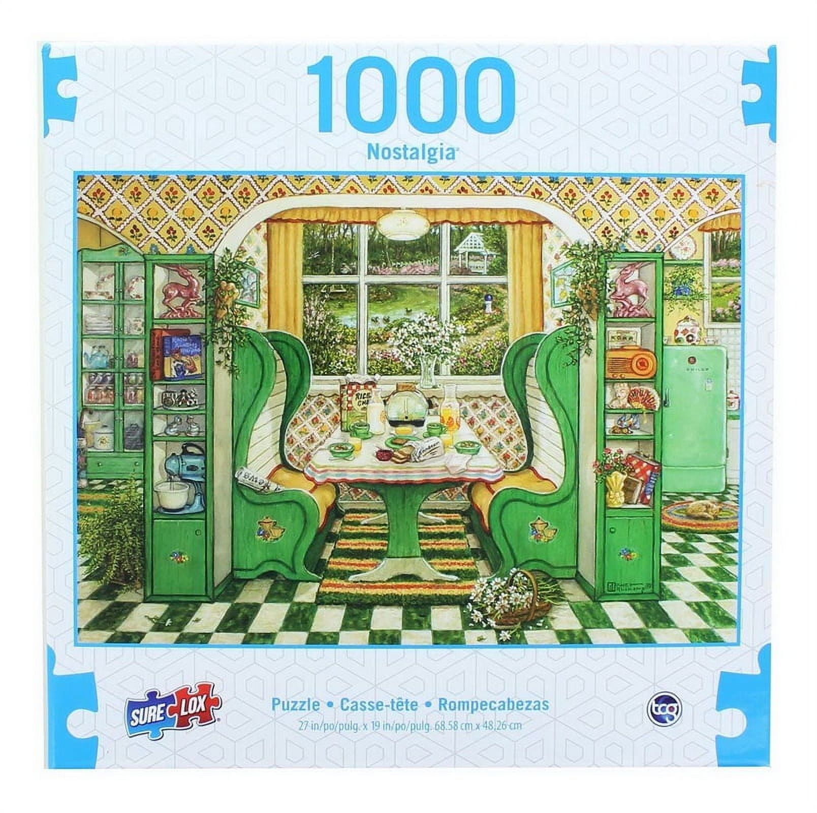 Nostalgia 1000 Piece Jigsaw Puzzle | 1940s Breakfast Nook - Walmart.com