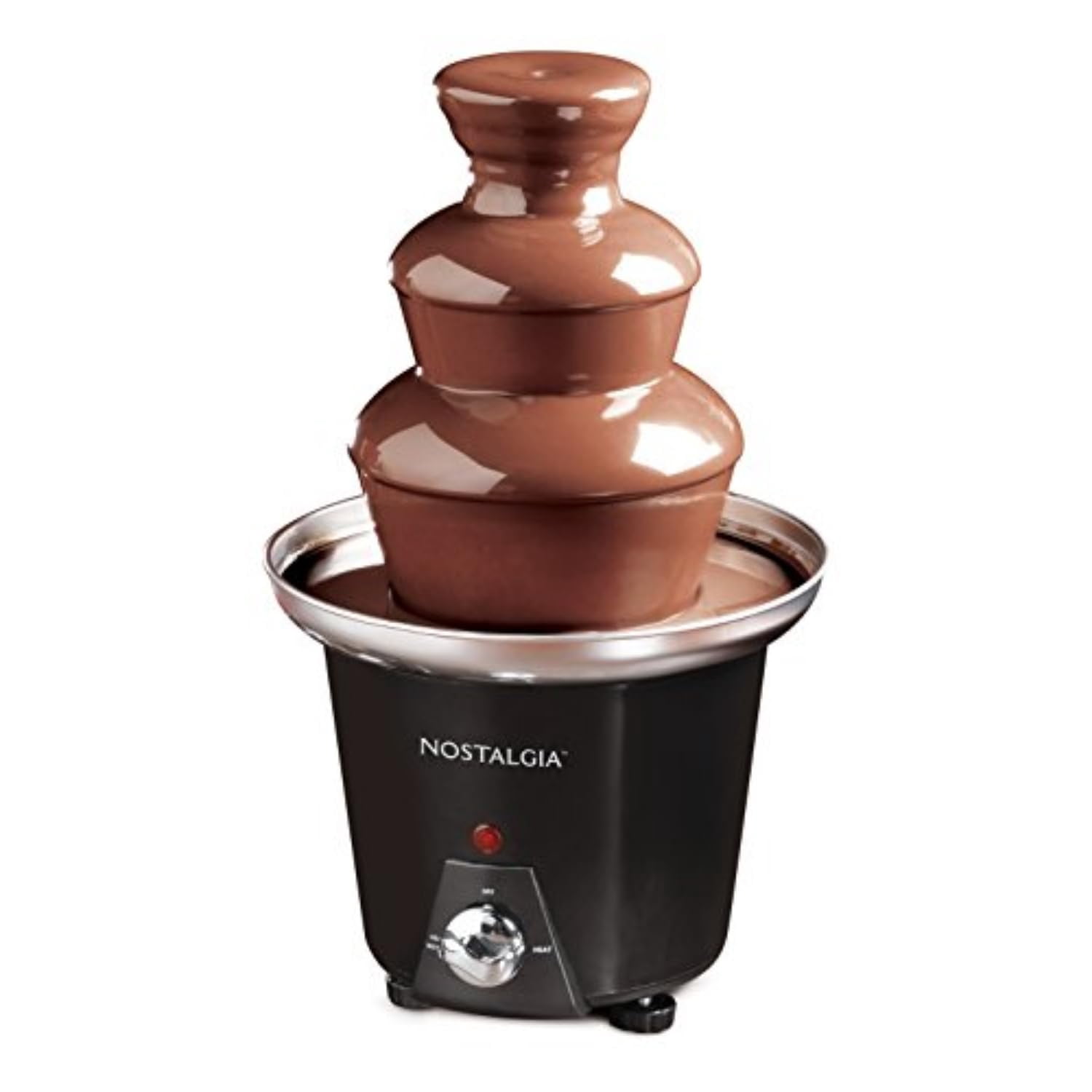 Nostalgia 3 Tier Electric Chocolate Fondue Fountain Machine for Parties ...