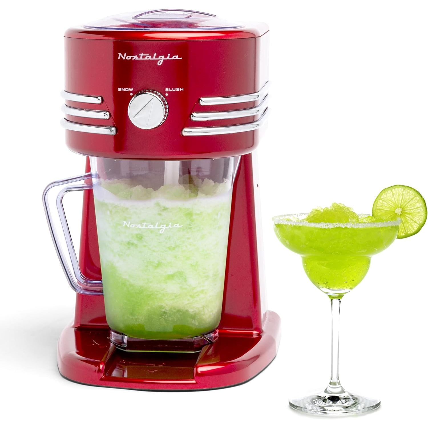 Nostalgia 40-Ounce Frozen Beverage Station Perfect For Slush Drinks, Snow Cones, Margaritas ...