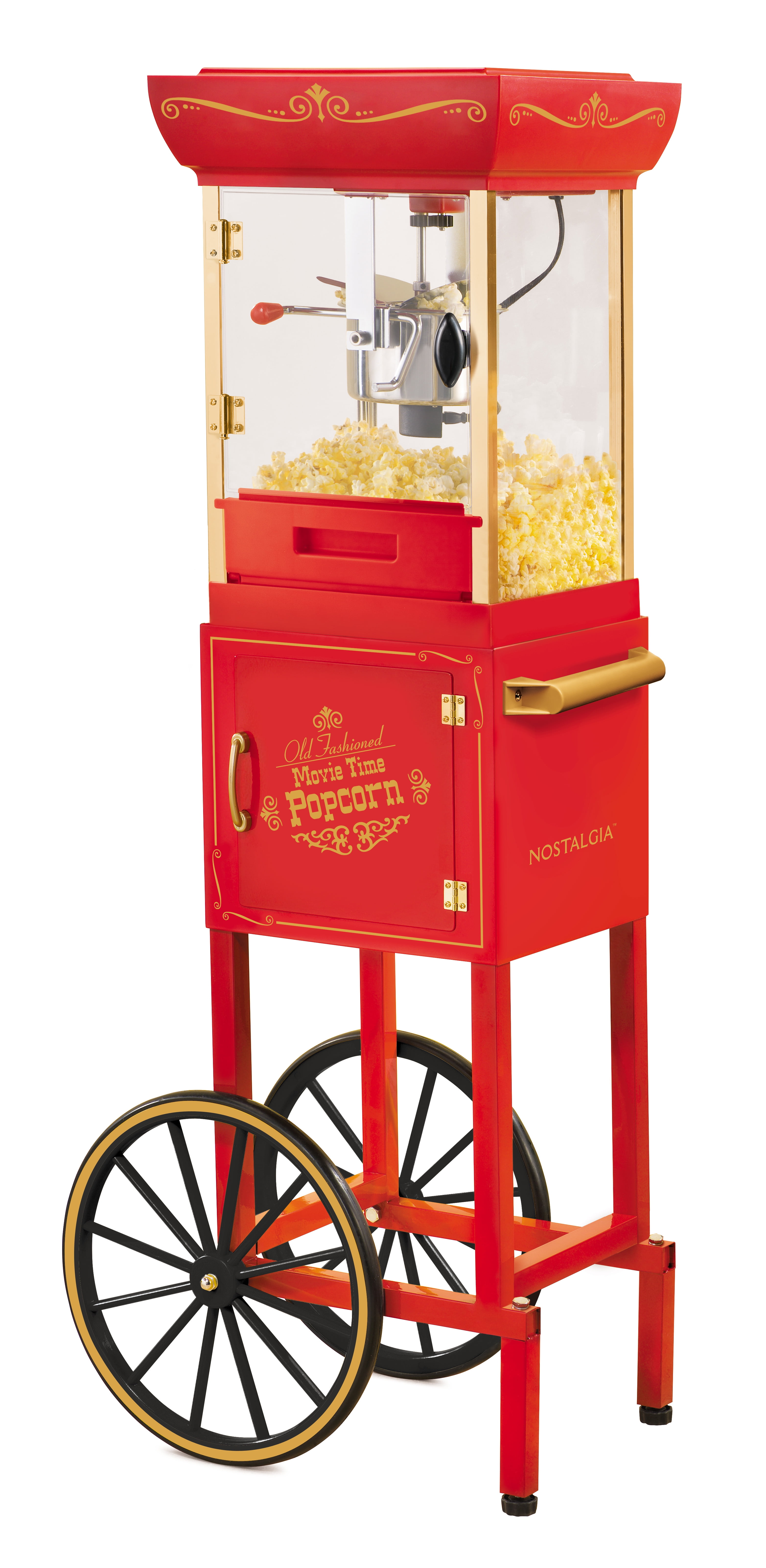 Nostalgia Retro Stand Countertop Popcorn Maker, Vintage Movie Theatre ...
