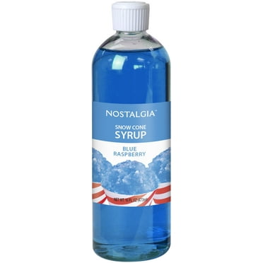 Nostalgia Snow Cone Syrup Party Kit: 3 Flavor Refill, 16 Oz Syrups, 20 ...