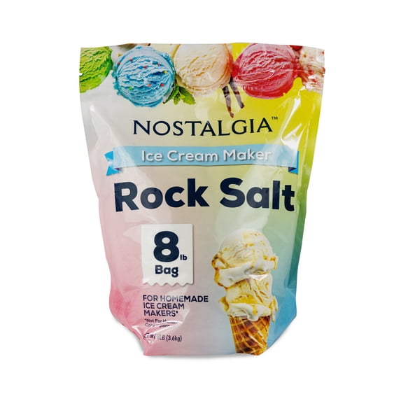 Nostalgia Homemade Ice Cream Maker Rock Salt, 8 lb - Walmart.com