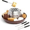 Nostalgia Deluxe Indoor Electric Smores Maker, Tabletop S'mores Making ...