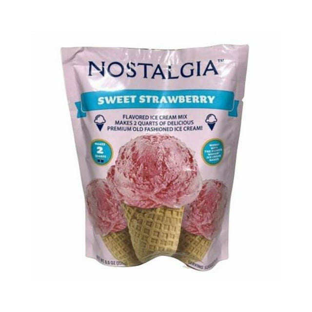 Nostalgia Premium Strawberry Ice Cream Mix - Walmart.com