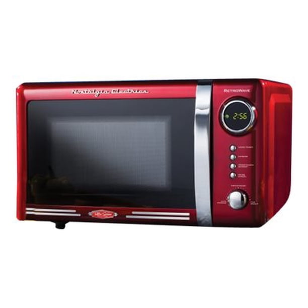 Nostalgia RMO770RED Retro Series 0.7 Cu. Ft. 700W Microwave Oven ...