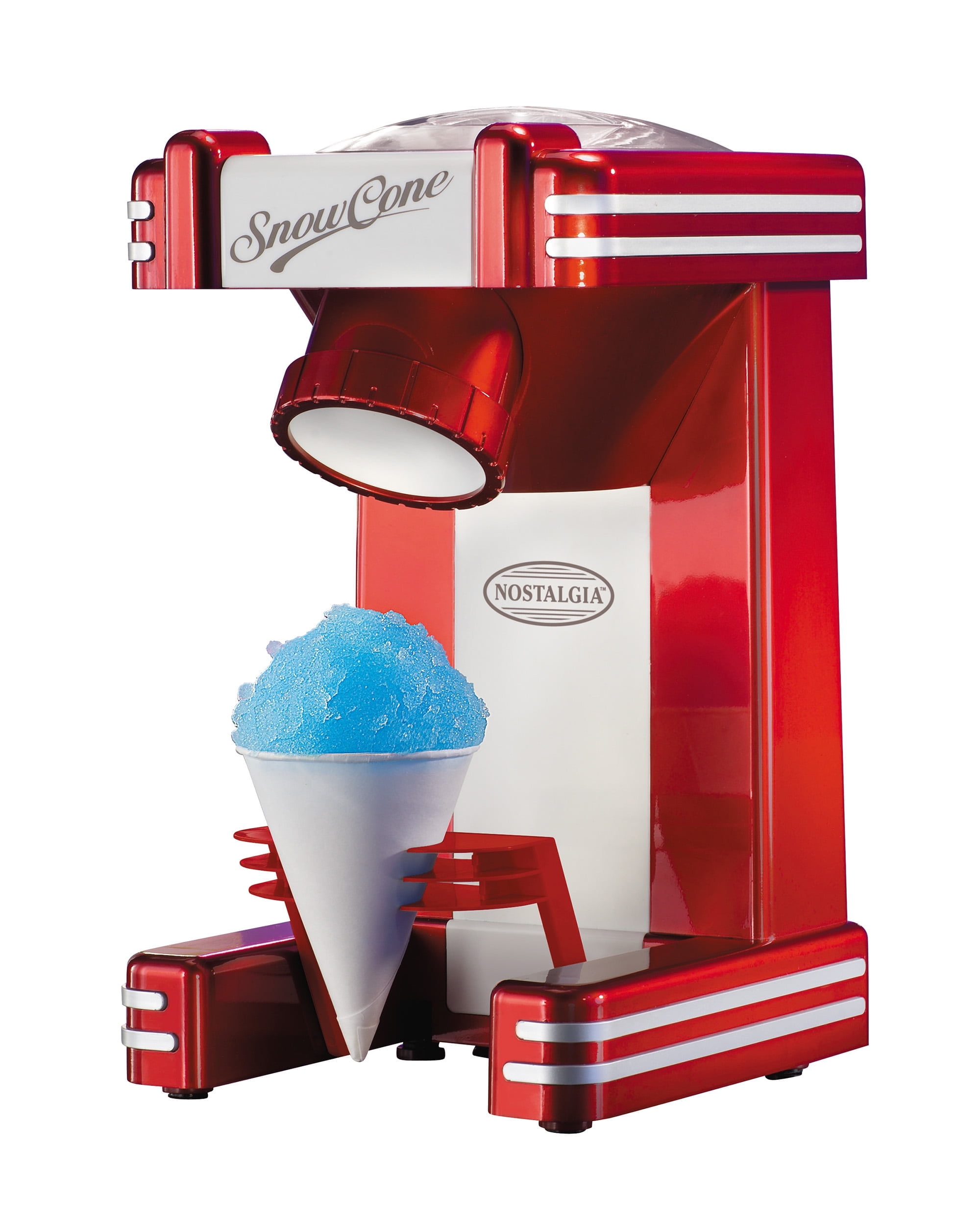 Nostalgia RSM702 Retro Single Countertop Snow Cone Maker, Red - Walmart.com