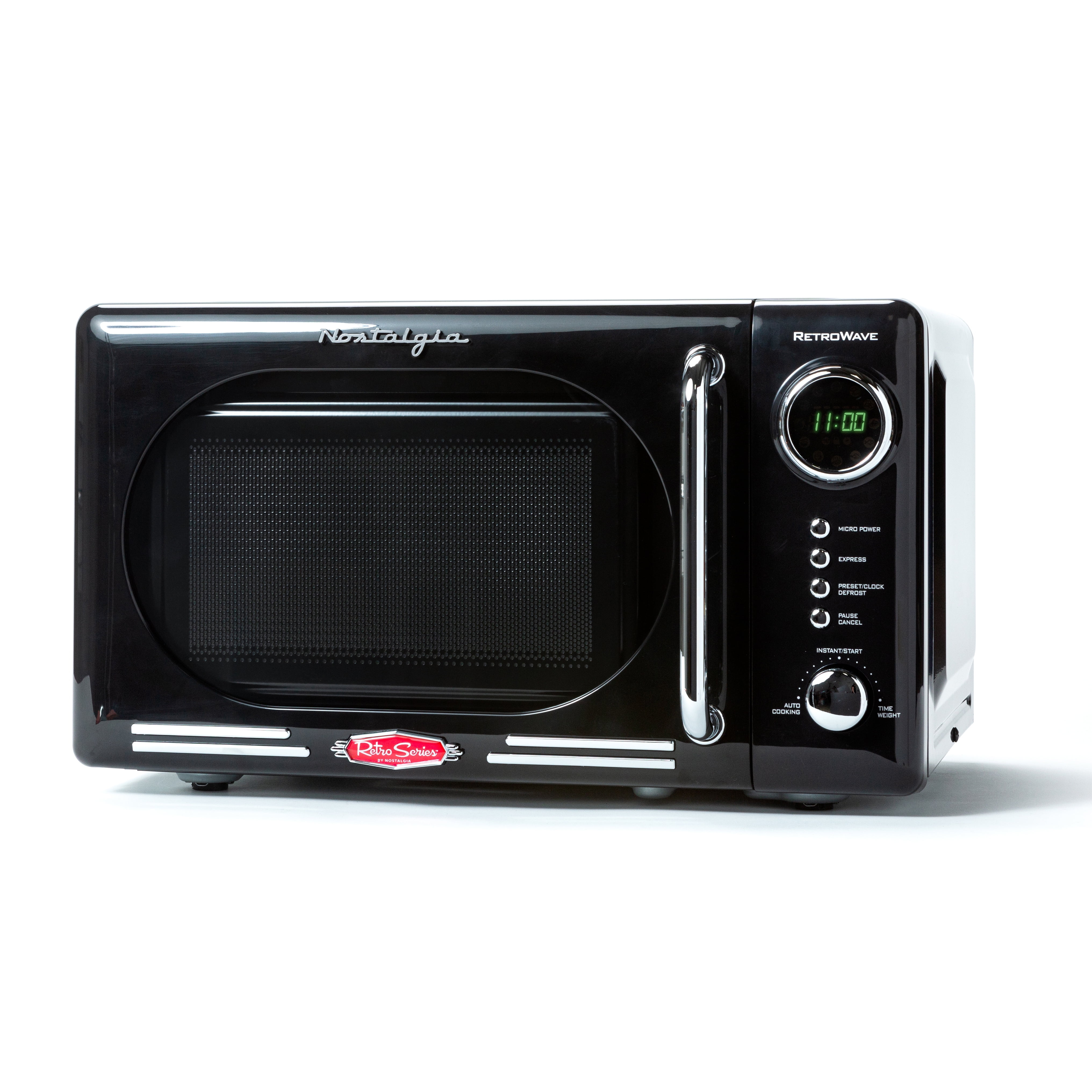 Nostalgia Retro Compact Countertop Microwave Oven - 0.7 Cu. Ft. - 700 ...