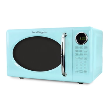 Nostalgia Retro Compact Countertop Microwave Oven - 0.7 Cu. Ft. - 700 ...