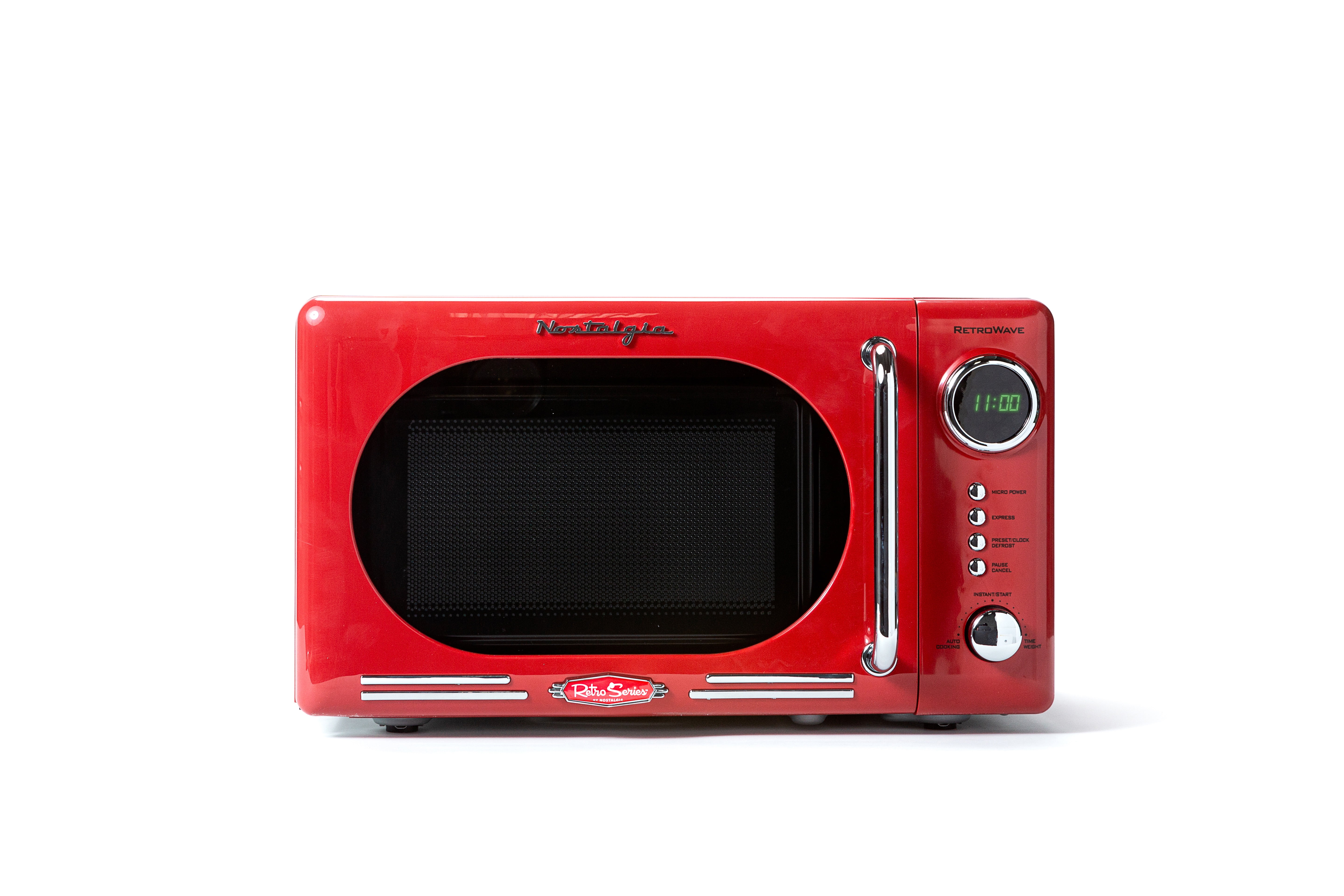 Free Shipping! Nostalgia Retro Microwave for Countertop 0.7 cu ft ...