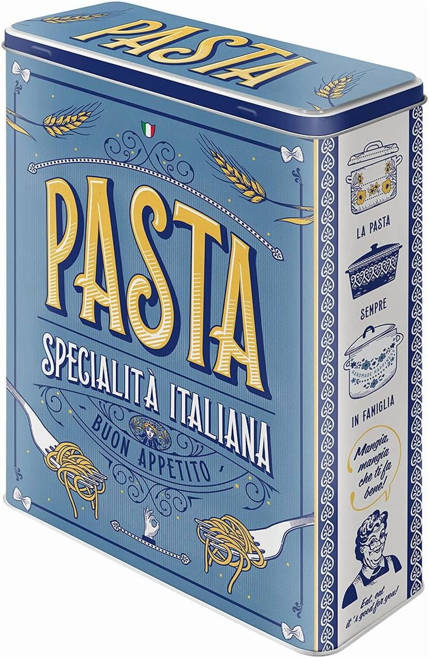 Nostalgic-Art Retro storage tin box XL, 135.3 oz, Pasta – Gift idea for ...