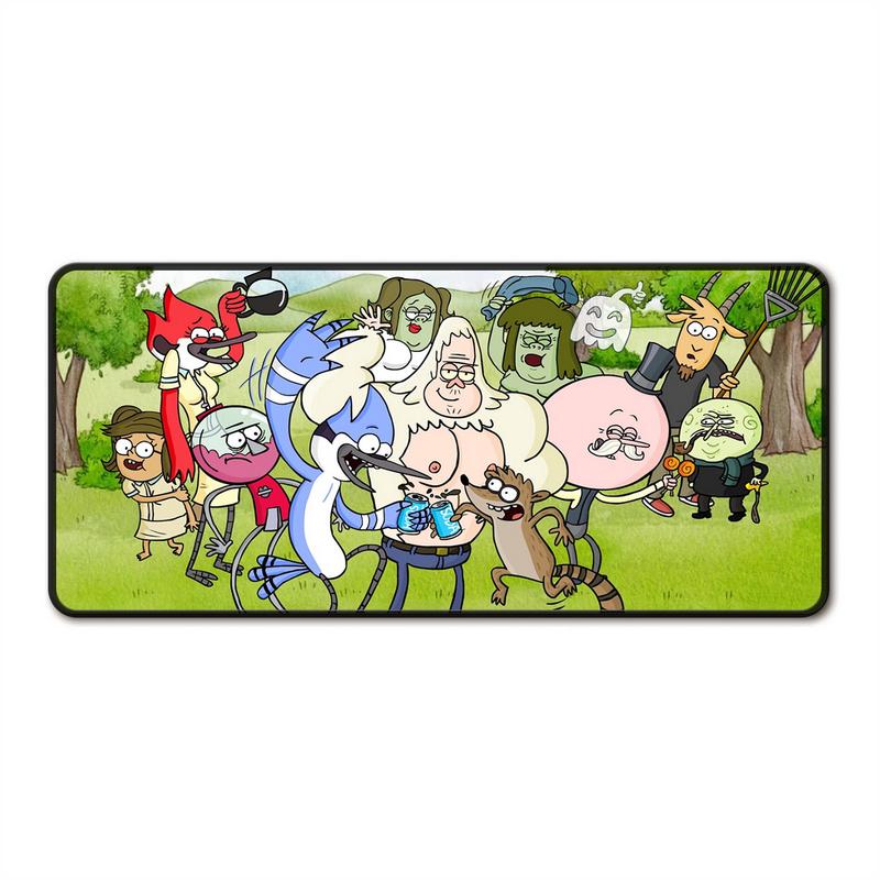 Nostalgic Cartoon Mousepad - Regular TV Show Design, Anti-Slip Rubber ...