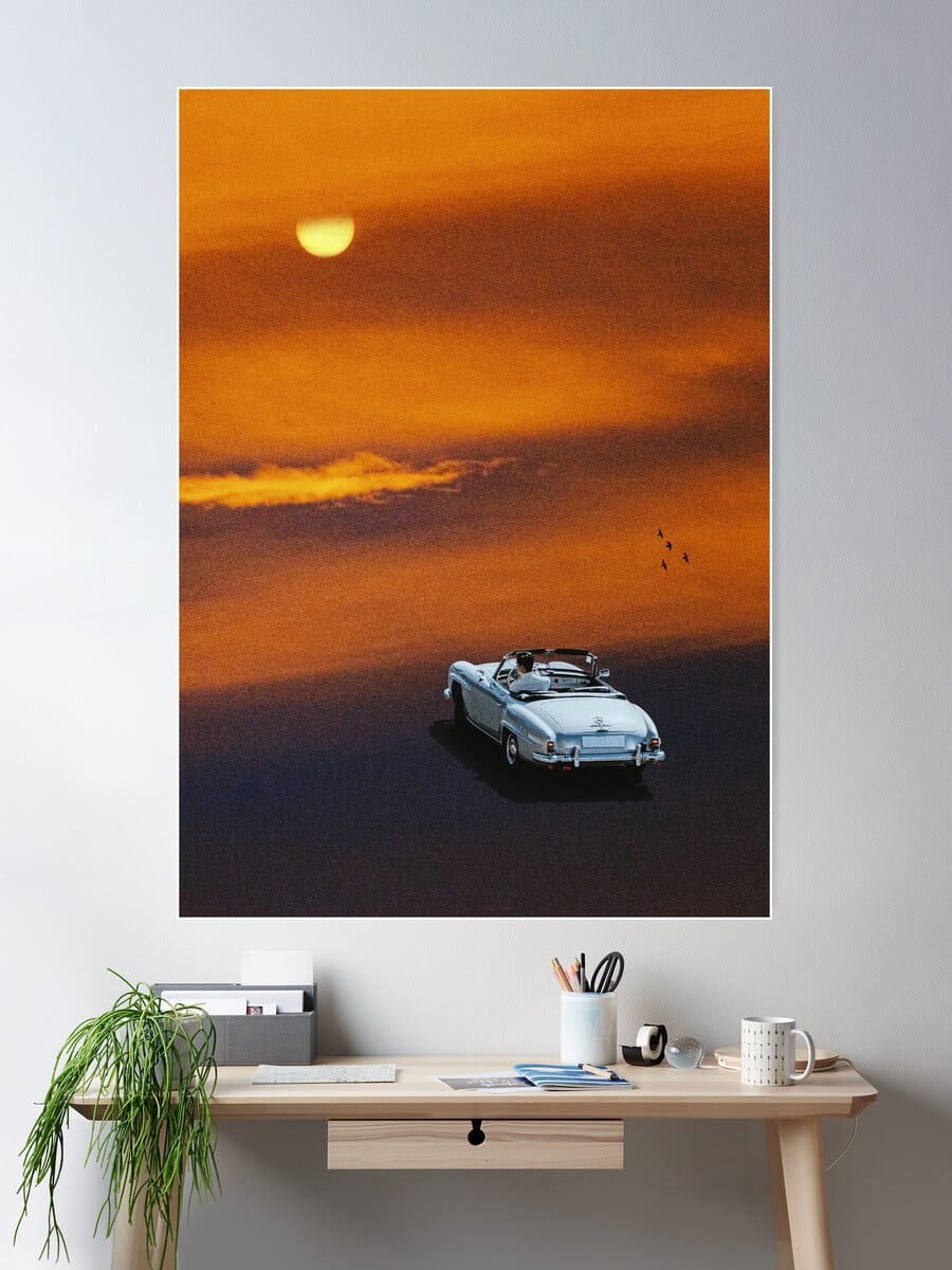 Nostalgic Future Poster Wall Art, Modern Wall Decor For Living Room Bedroom, 12x18 UNFRAMED ...