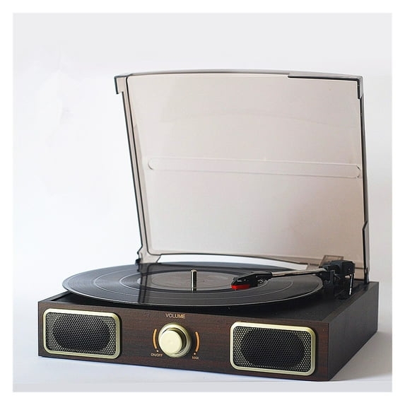 Nostalgic Gramophone Vinyl Record Player Portable Stereo LP Turntables ...
