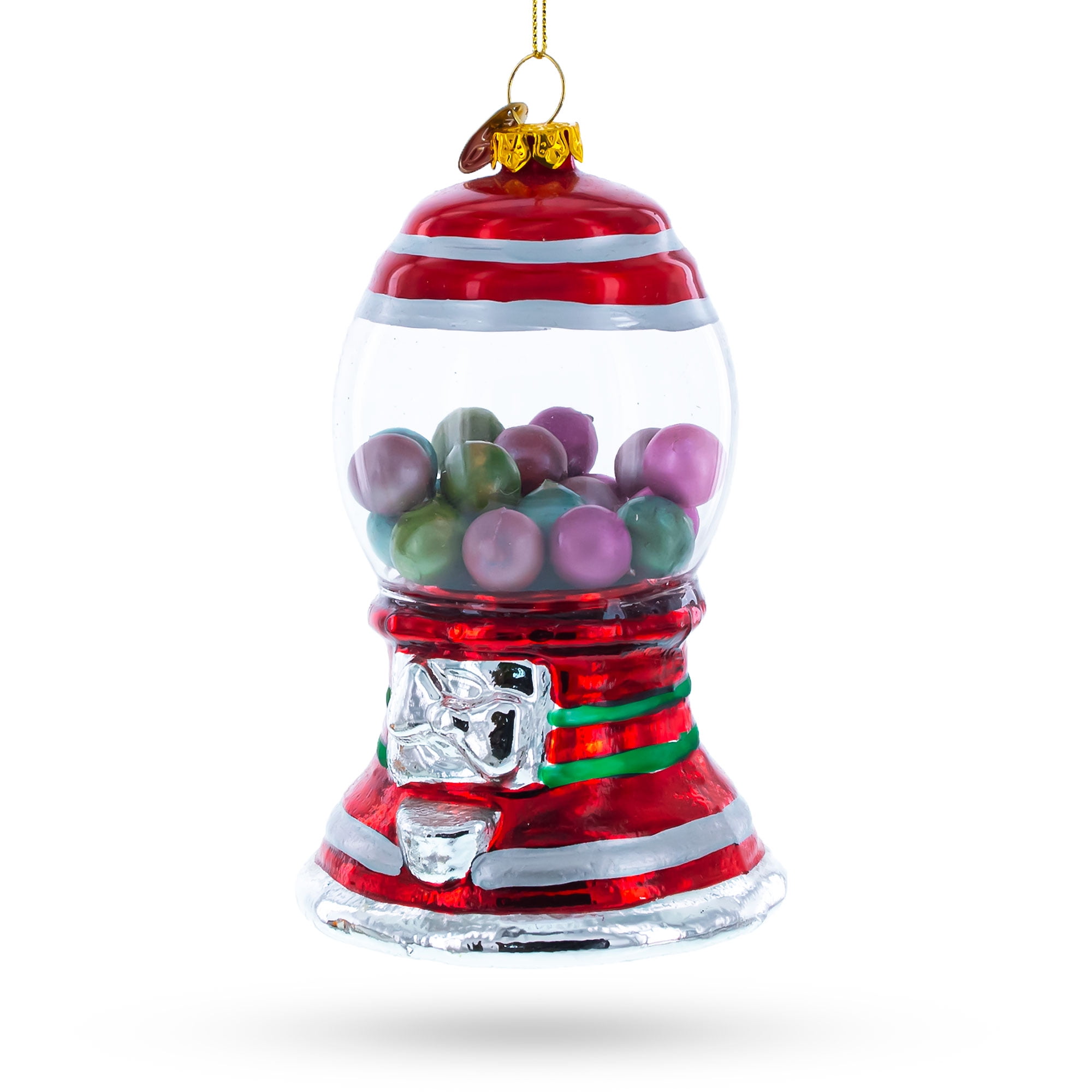 Nostalgic Gumball Machine Blown Glass Christmas Ornament - Walmart.com
