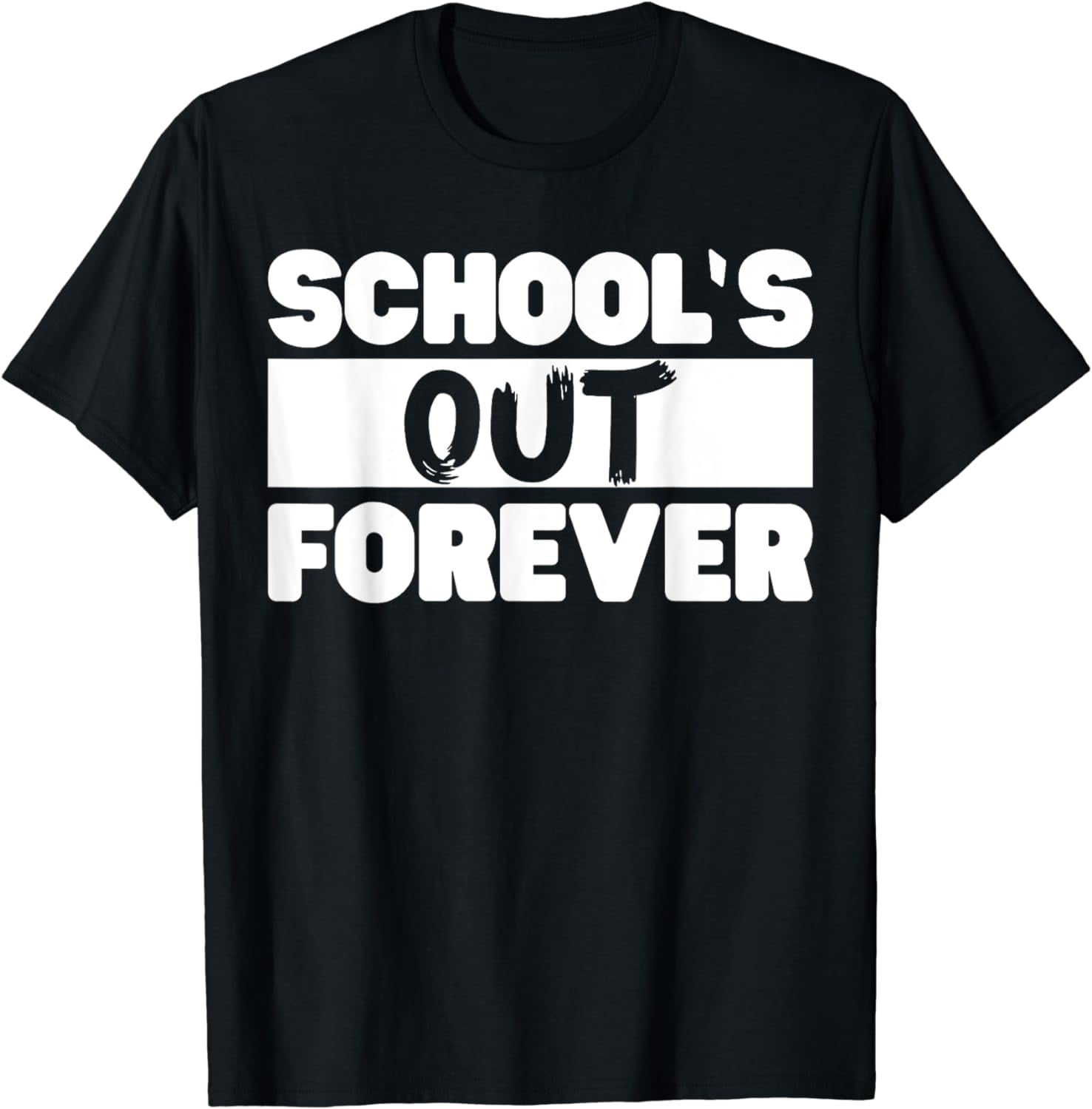 Nostalgic Schools Out Forever Teacher Retirement Funny T-Shirt ...