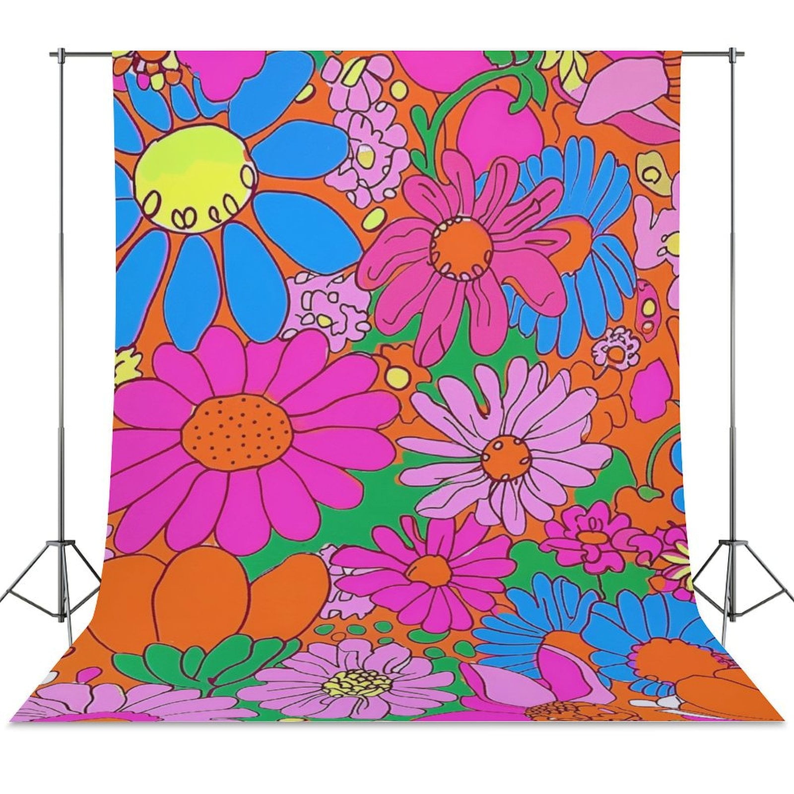 Nostalgic Vintage Floral Spring Wall Backdrop Background Floral ...