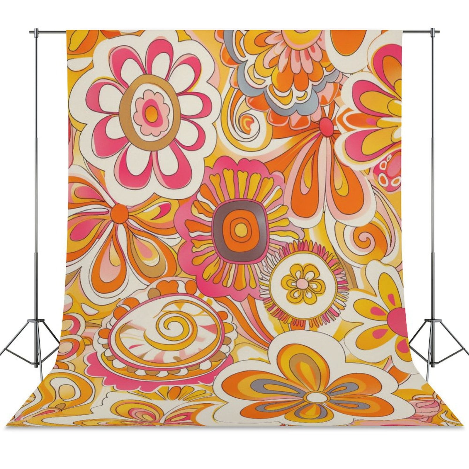 Nostalgic Vintage Floral Spring Wall Backdrop Background Floral ...