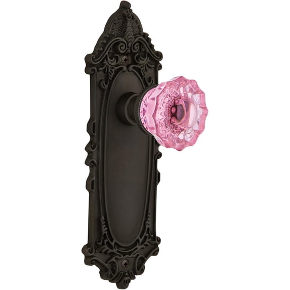 Nostalgic Warehouse 722666 Victorian Plate Single Dummy Crystal Pink ...