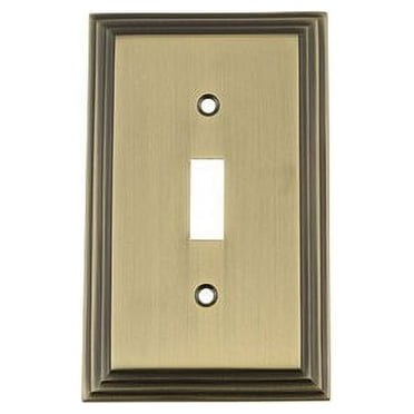10 Switch Plate Tags BEDROOM Name Signs Labels Lacquered Brass ...