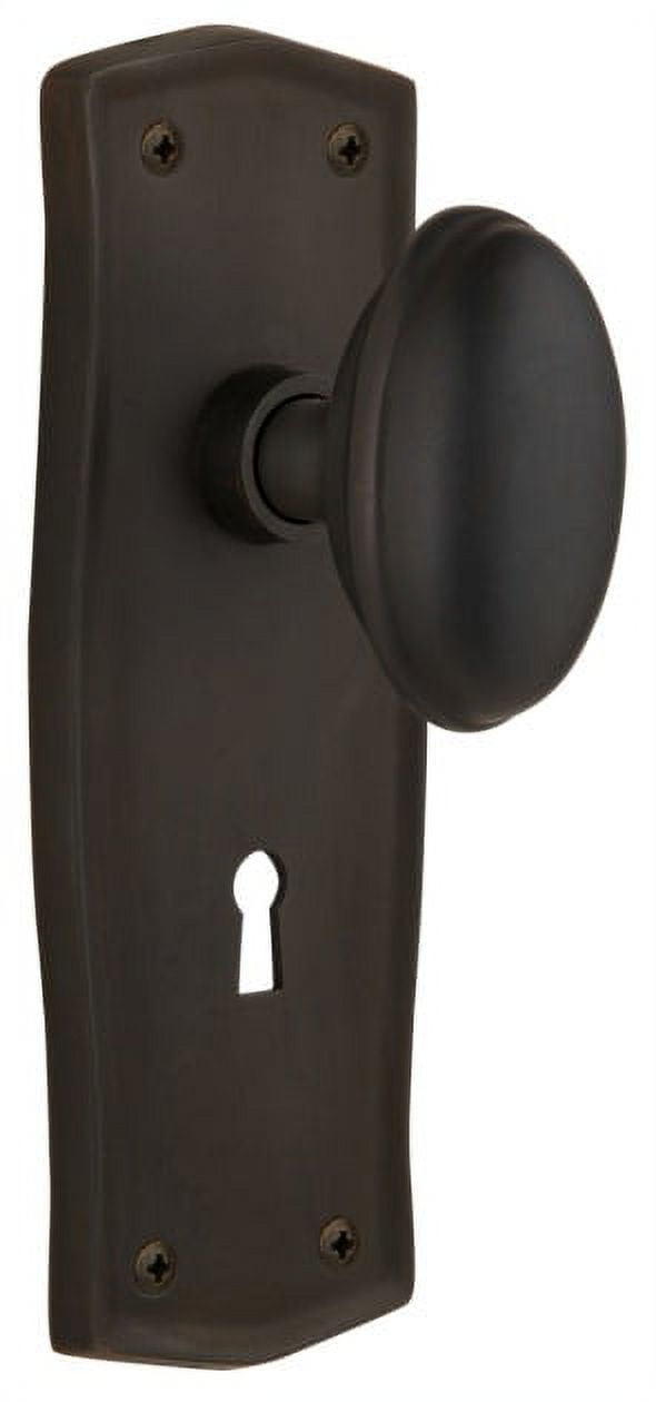 Nostalgic Warehouse Prahom_Prv_234_Kh Homestead Solid Brass Privacy Door Knob Set - Bronze ...
